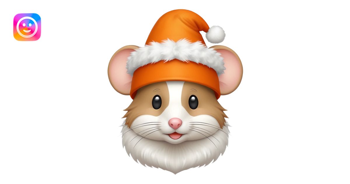mouse with orange feathered hats emoji | AI Emoji Generator
