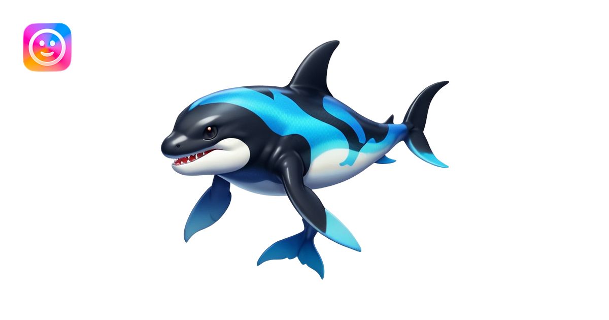 white blacks colorful gradient orca-colored orca-patterned shiny glossy ...