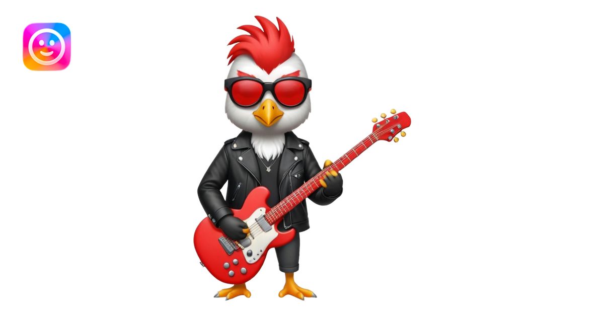 rockstar bird emoji | AI Emoji Generator