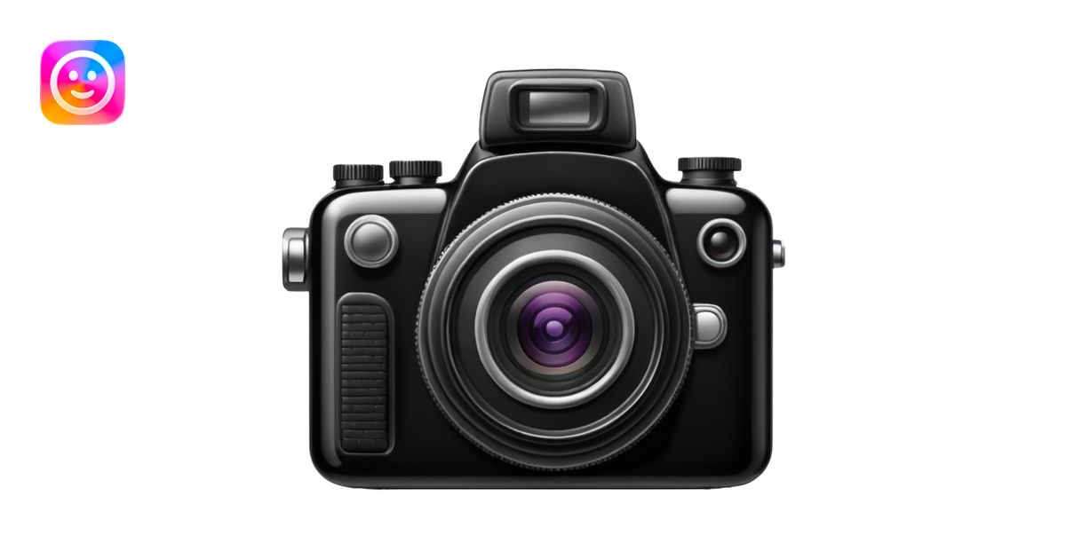 camera emoji | AI Emoji Generator