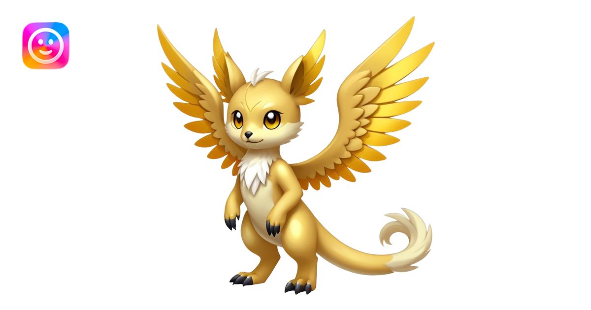 Anthro Sona Cool Edgy Cute Colorful Shy Winged Shiny Fakemon-Fantasy ...