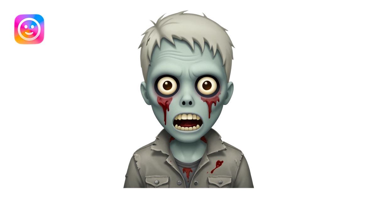 Singing Zombie\ emoji | AI Emoji Generator