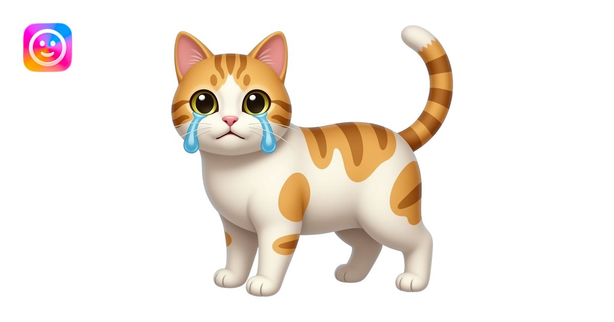 cat cry emoji | AI Emoji Generator