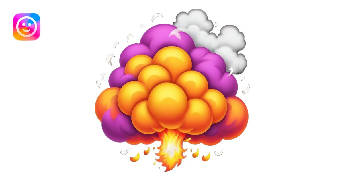Bomb celebration emoji | AI Emoji Generator