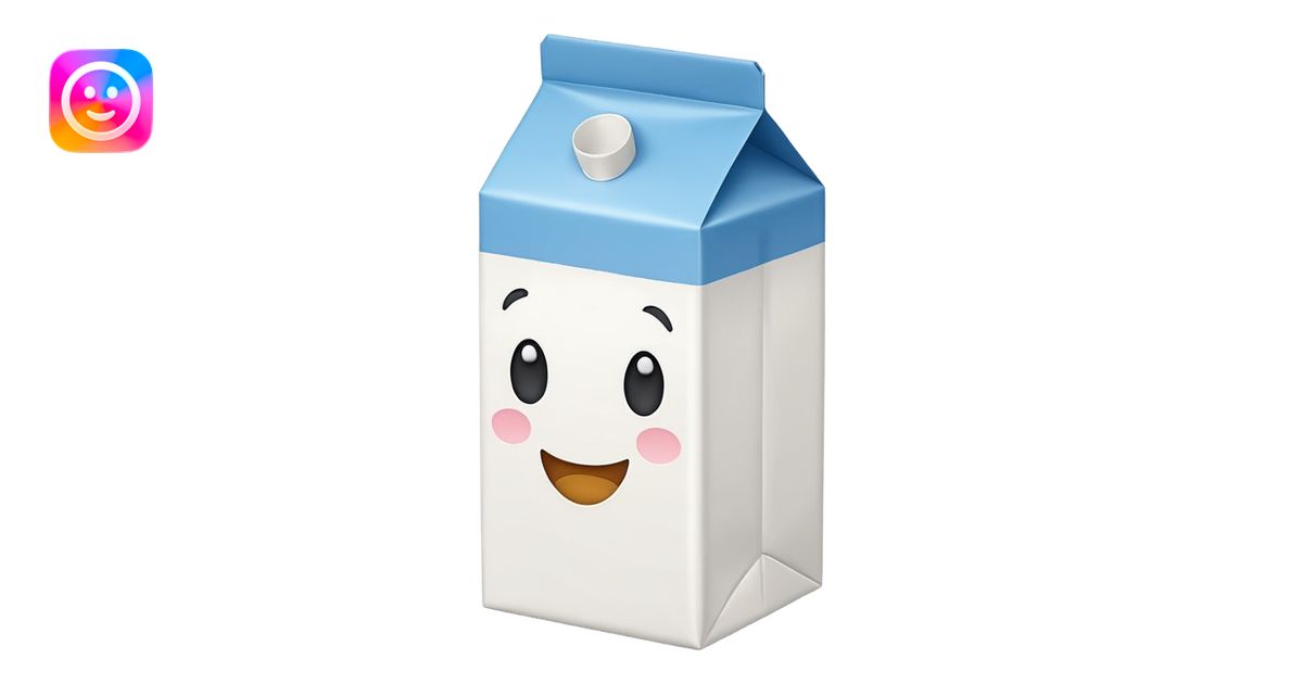 milk carton emoji | AI Emoji Generator