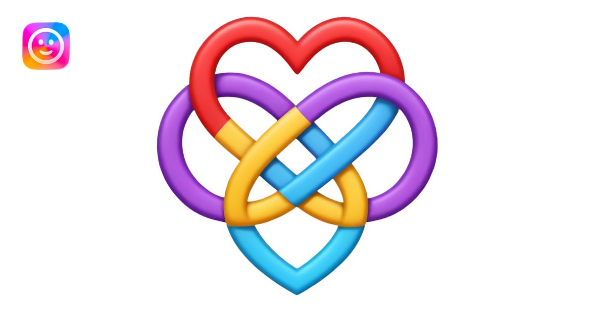 polyamory symbol emoji | AI Emoji Generator