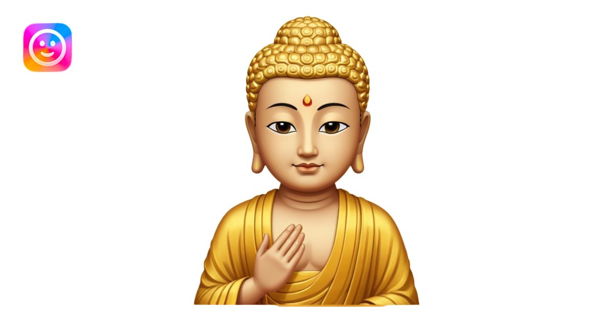 Buddha emoji | AI Emoji Generator