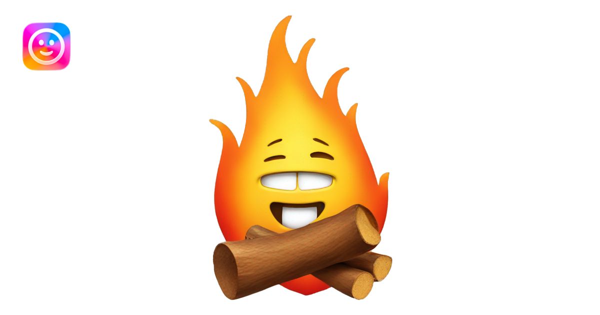 fire with a smiley face emoji | AI Emoji Generator
