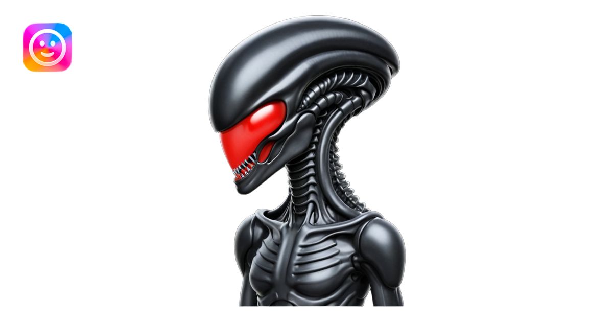 xenomorph alien from the alien movie emoji | AI Emoji Generator
