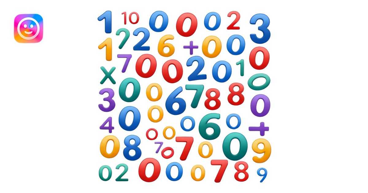 numbers emoji | AI Emoji Generator