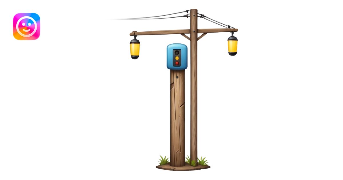 Electric pole emoji | AI Emoji Generator