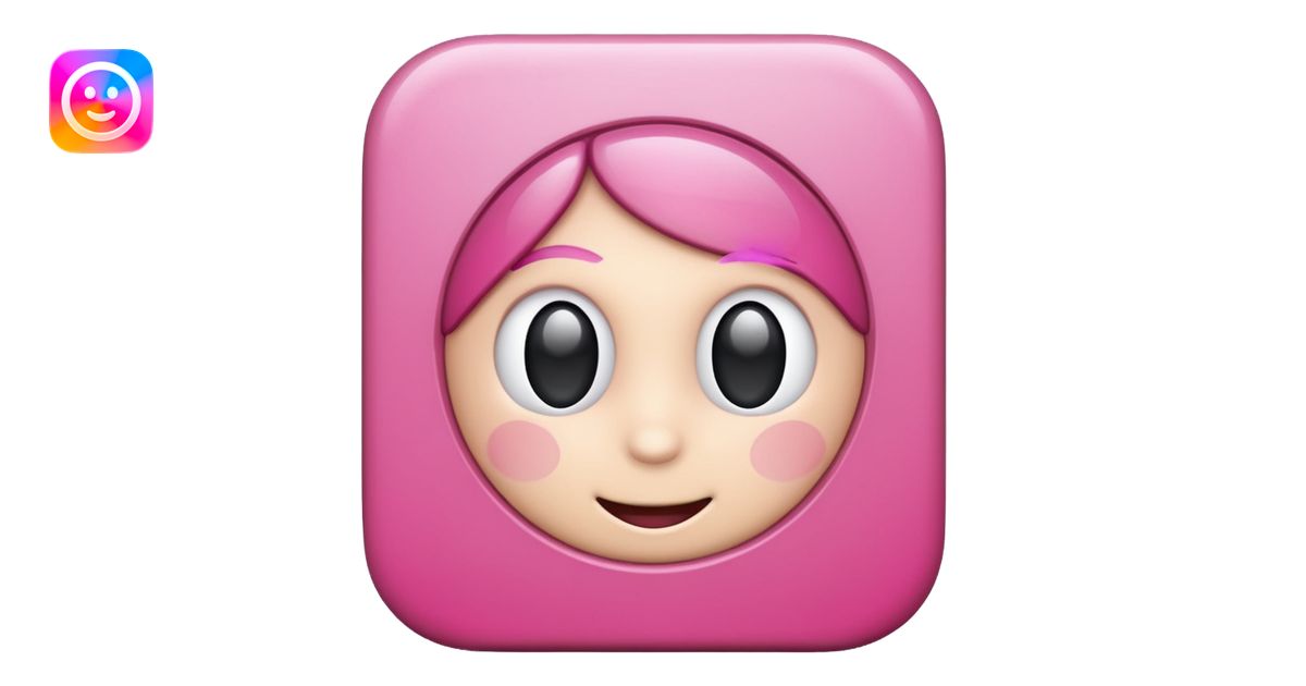 zoom app for meeting pink icon emoji | AI Emoji Generator