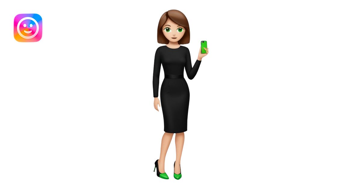 Create Dominatrix in total black clothes,green eyes,brown hair and ...