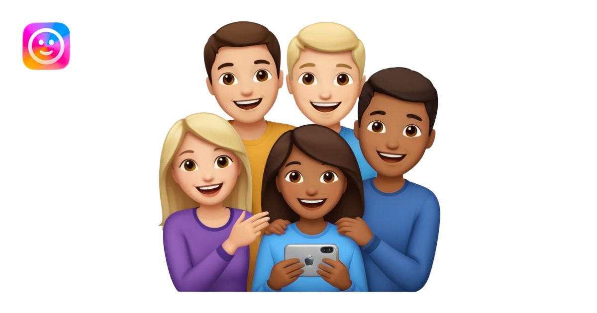 friends emoji | AI Emoji Generator