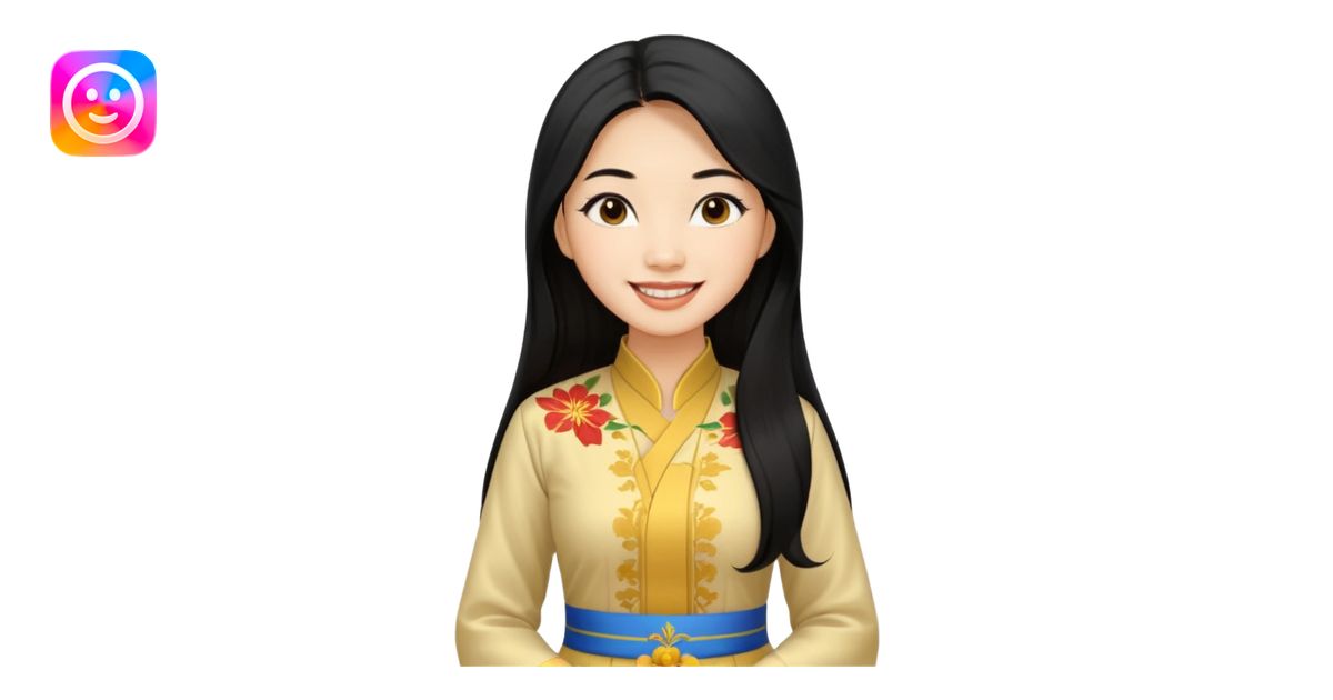 vietnamese woman emoji | AI Emoji Generator
