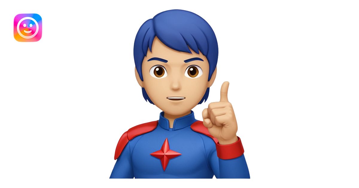 Mark from "Battle of the Planets" doing fist pump. emoji | AI Emoji ...
