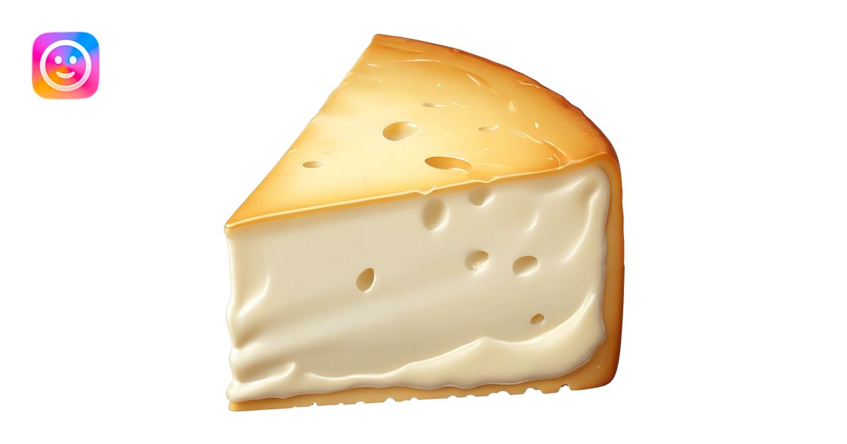 cinematic-realistic-brie-cheese-emoji,-featuring-a-creamy gooey center ...