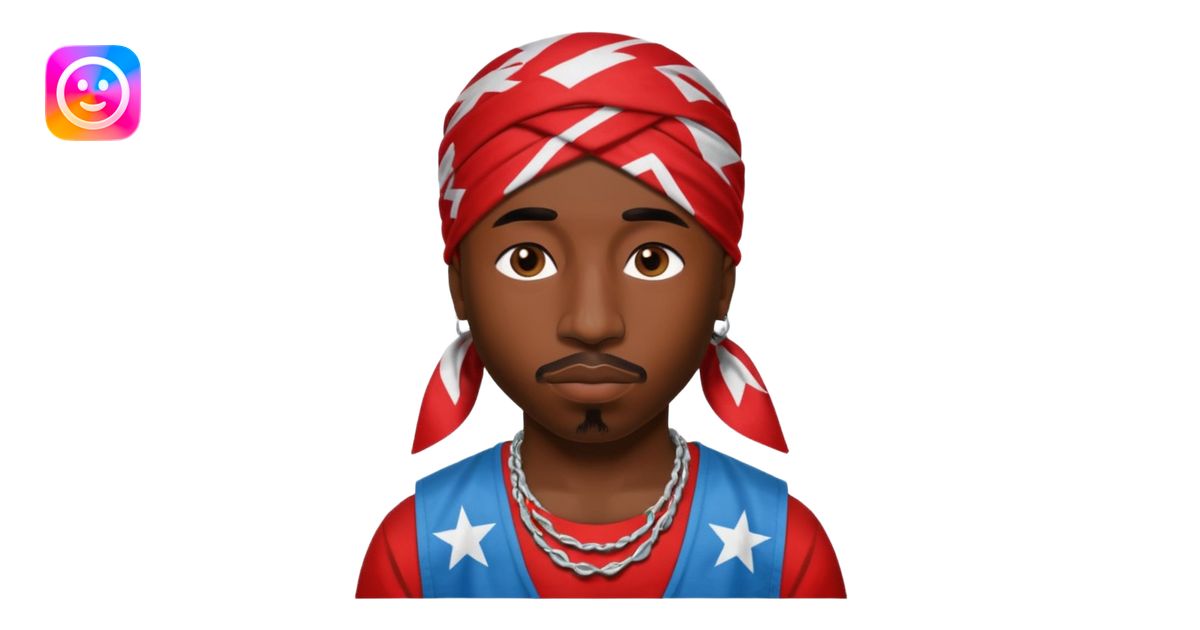 2pac emoji | AI Emoji Generator