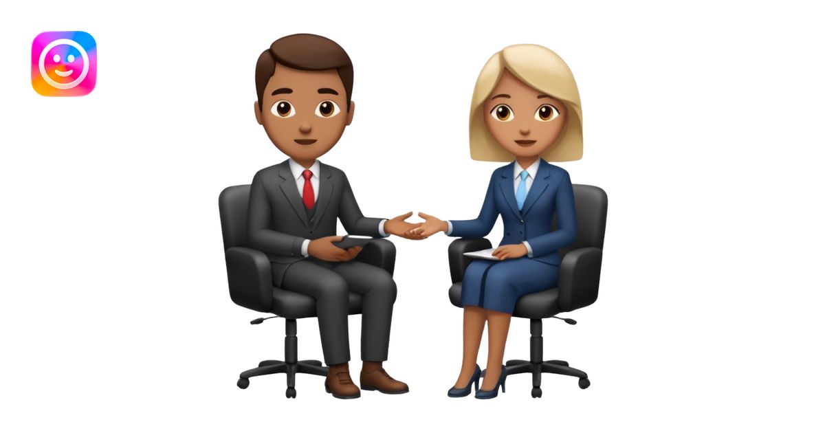interview style emoji | AI Emoji Generator