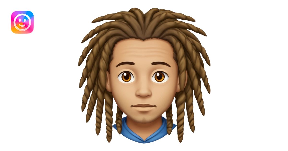 light skin man with dreadlocks emoji | AI Emoji Generator