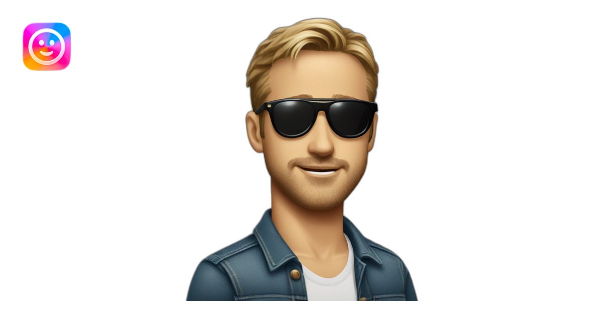 Ryan gosling wearing sunglasses emoji | AI Emoji Generator