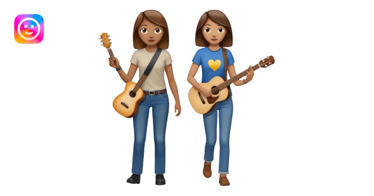 based on emoji style, like this "💁🏻‍♀️" "💁🏽‍♂️" "💁🏻", two people ...