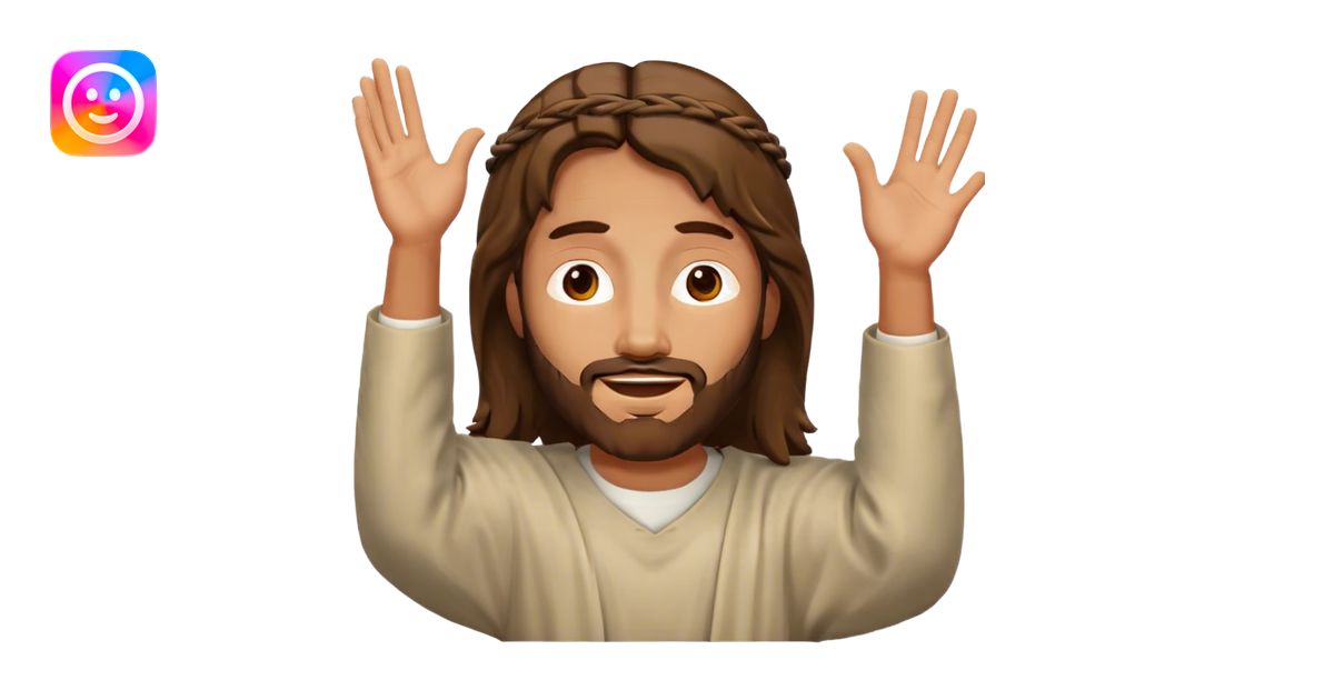 holy jesus resurrection emoji | AI Emoji Generator