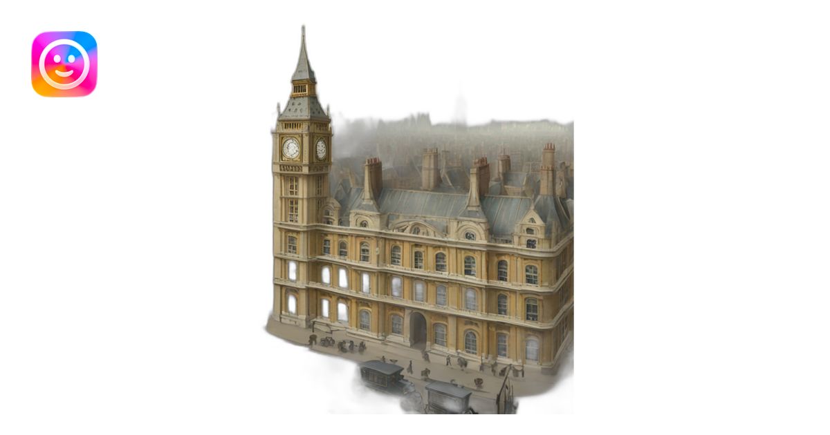 Victorian era london city emoji | AI Emoji Generator