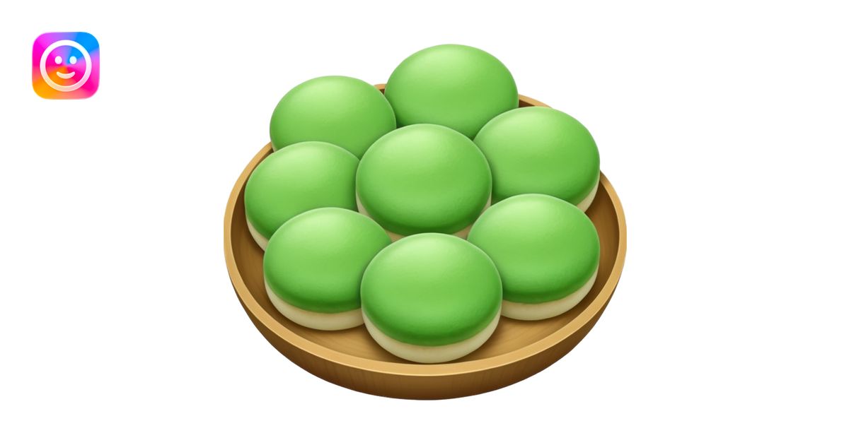 green Mochi emoji | AI Emoji Generator