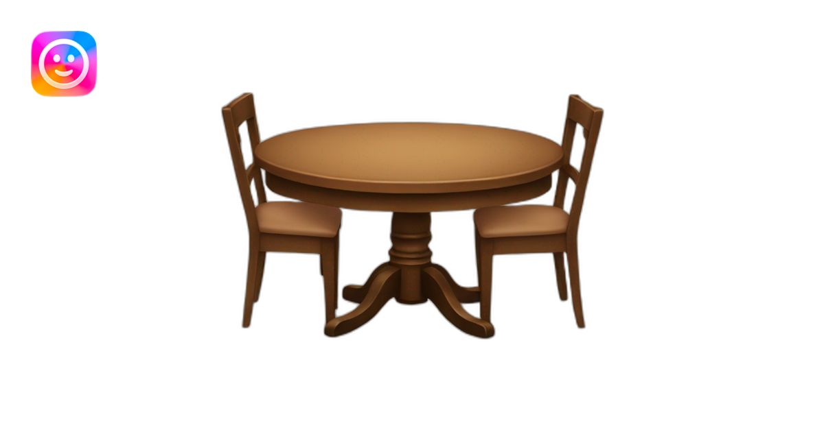 table emoji | AI Emoji Generator