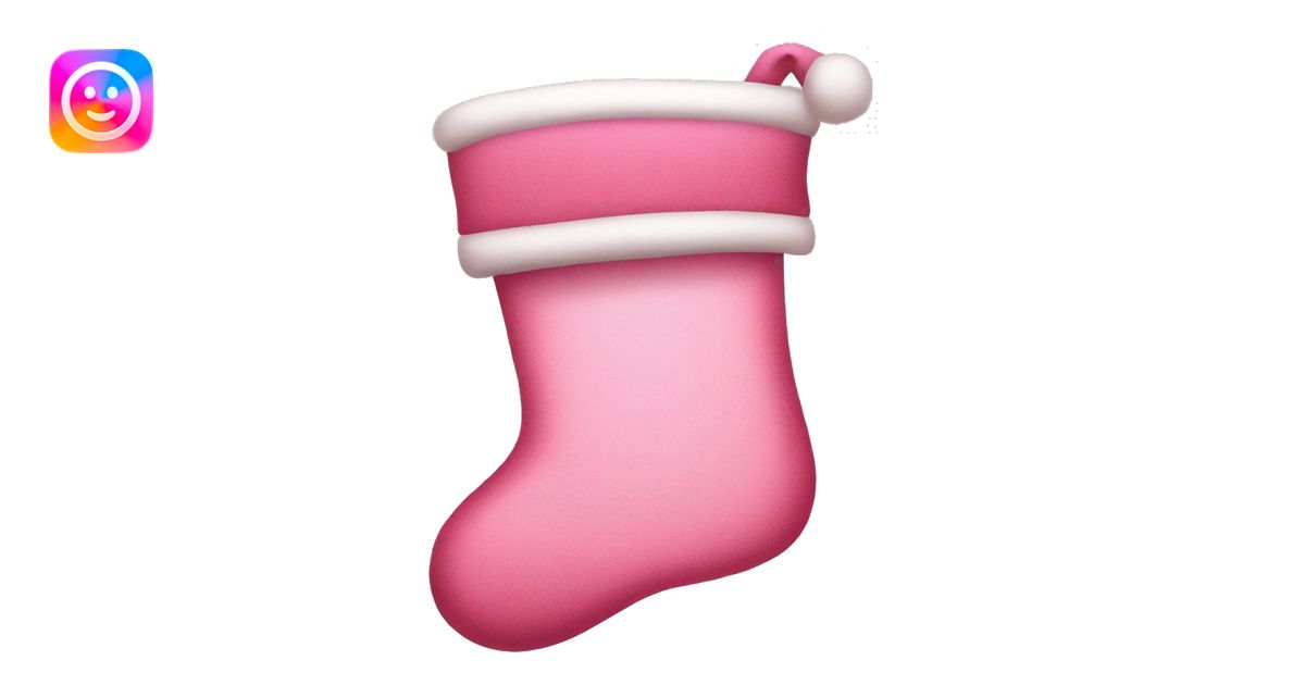 pink mantle stocking emoji | AI Emoji Generator