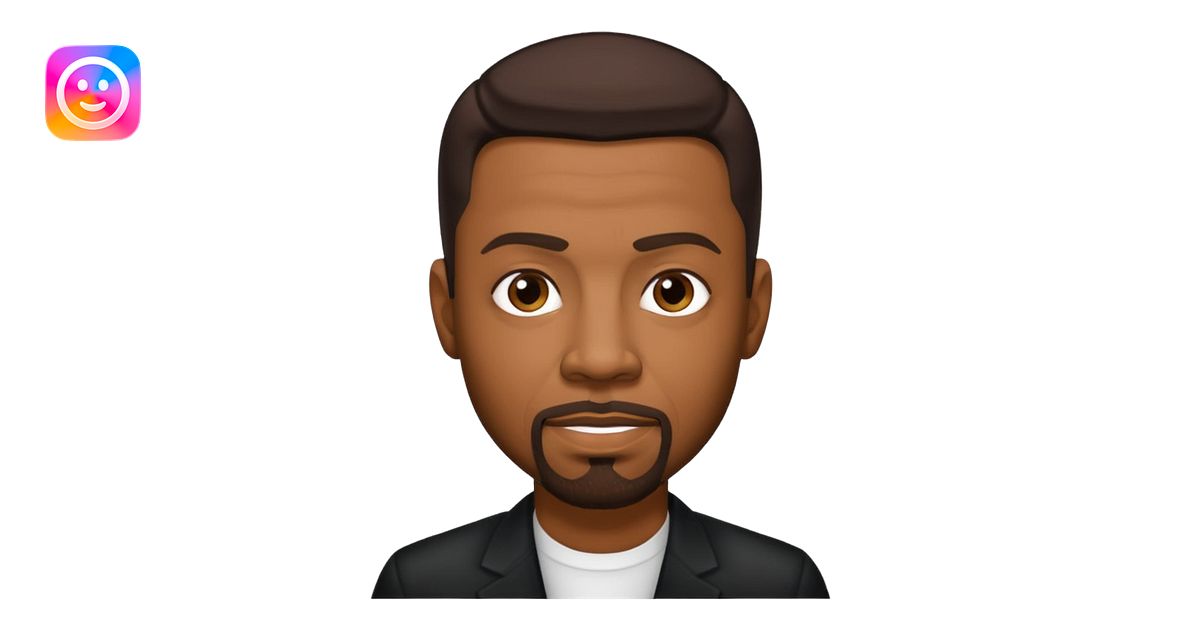 Keith Sweat (b.1961) with dark brown hair emoji | AI Emoji Generator