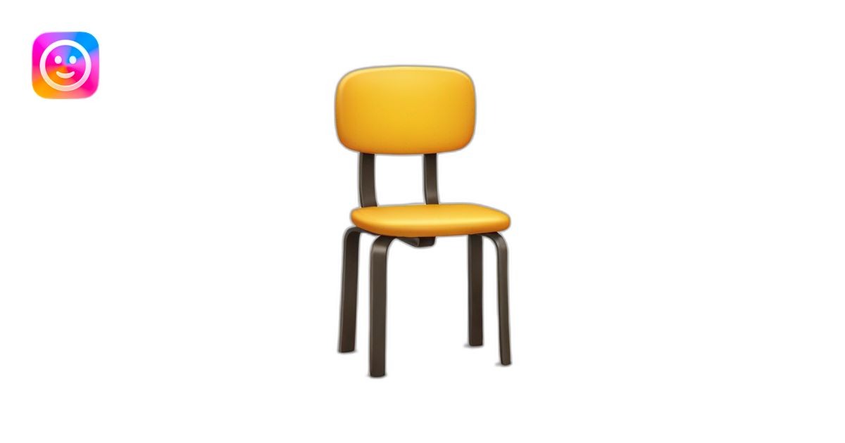 Prouvé chair emoji | AI Emoji Generator