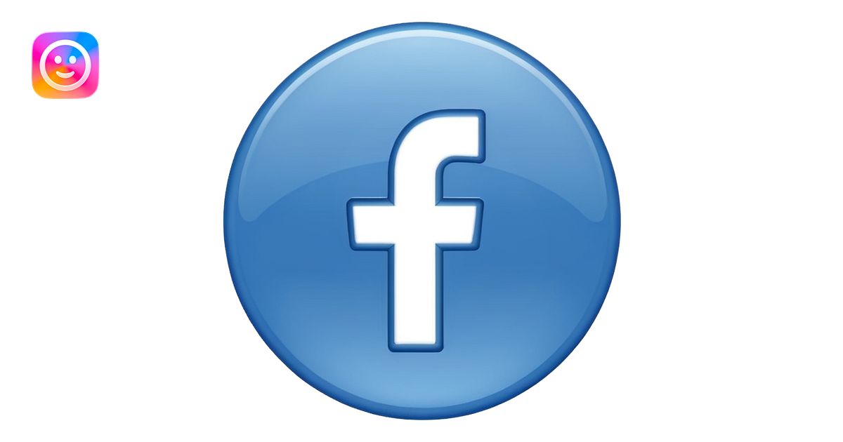 Fb blue badge icon emoji | AI Emoji Generator