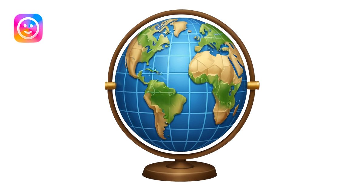 Earth Globe from Film Studios emoji | AI Emoji Generator