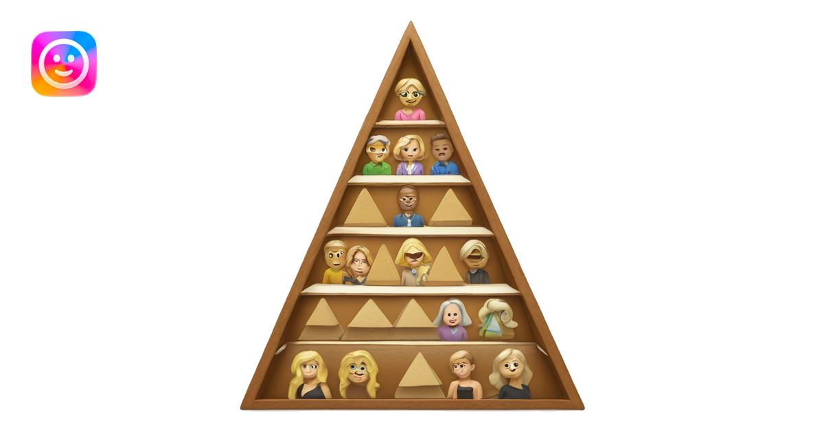 Maslow's pyramid of needs emoji | AI Emoji Generator