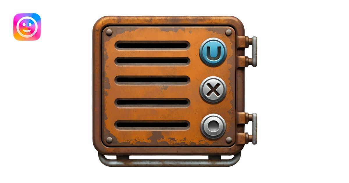 Create a Discord server icon showing the name DUBS based on the popular video game RUST. emoji ...