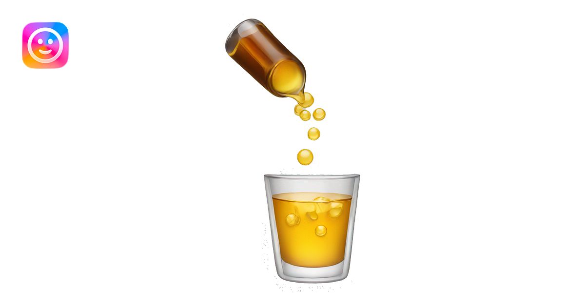 Alcohol shot emoji | AI Emoji Generator