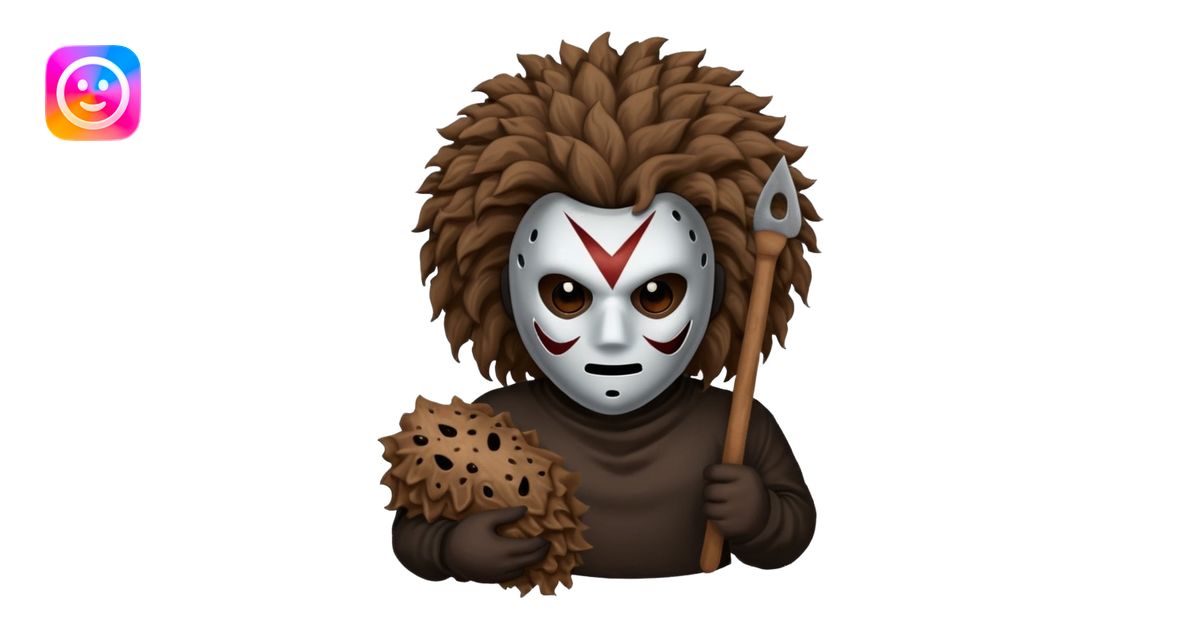 skib skib 67 slasher mad big hair kind poop emoji | AI Emoji Generator
