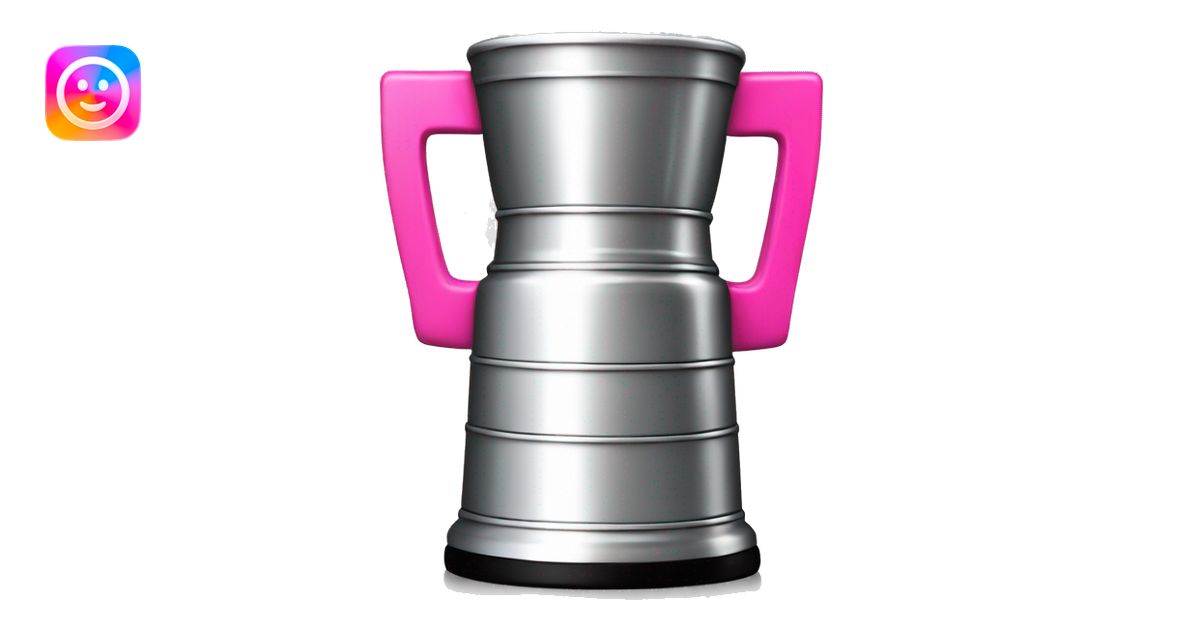 stanley cup with handle pink emoji | AI Emoji Generator