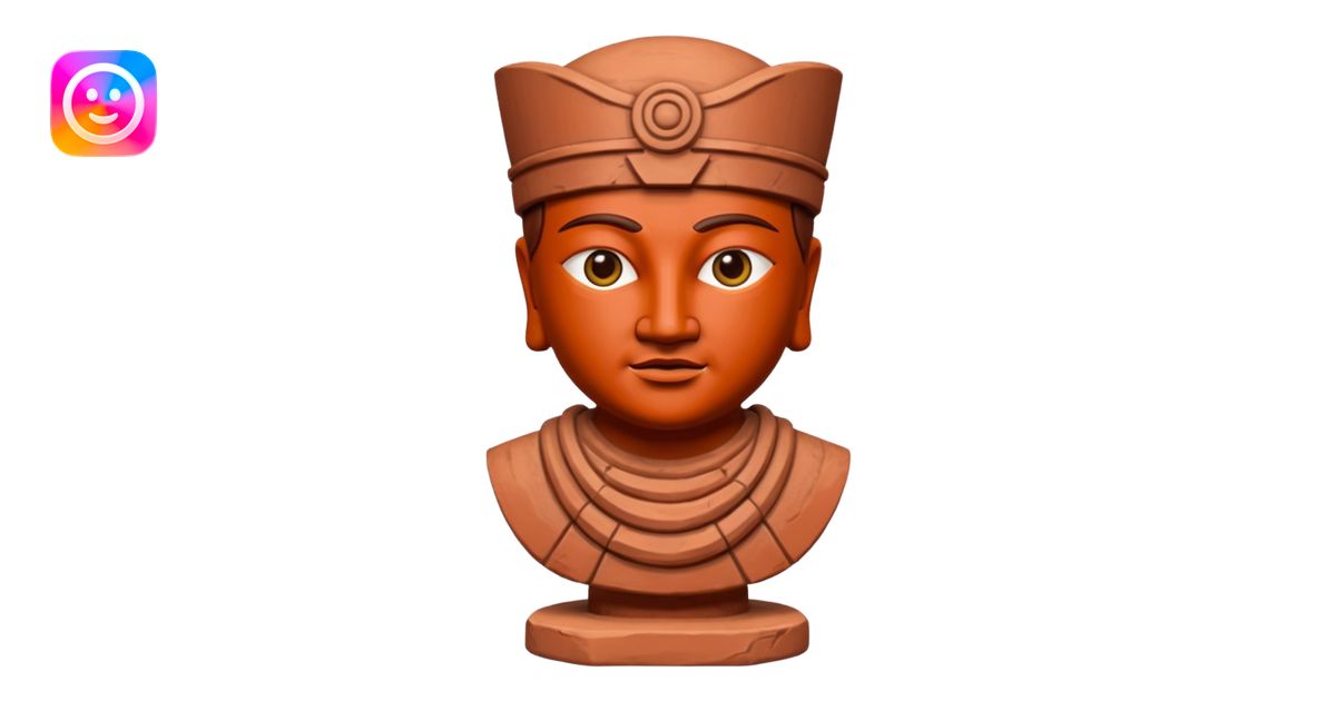 Terracotta guardian,Museum Statues. emoji | AI Emoji Generator