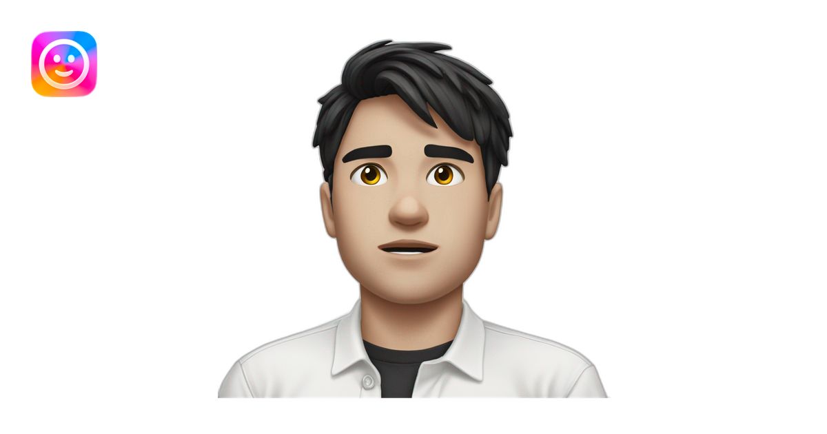staring at the camera emoji | AI Emoji Generator