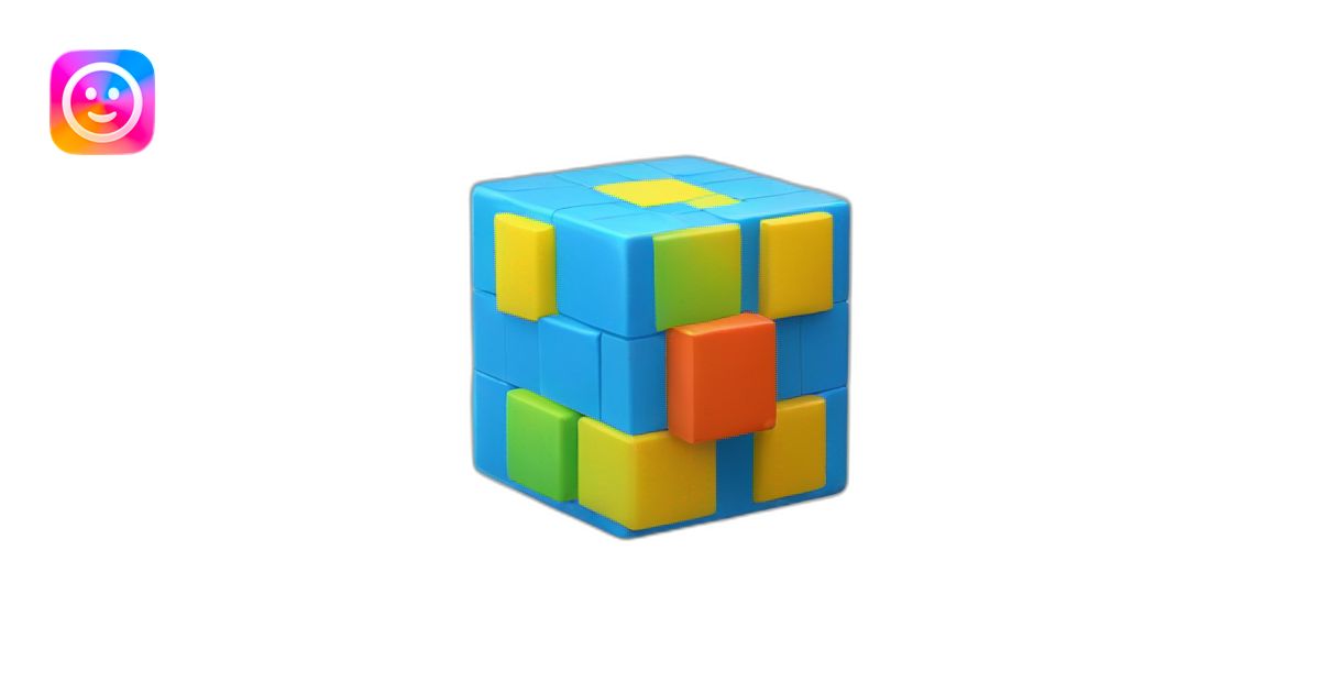 rubic cube emoji | AI Emoji Generator