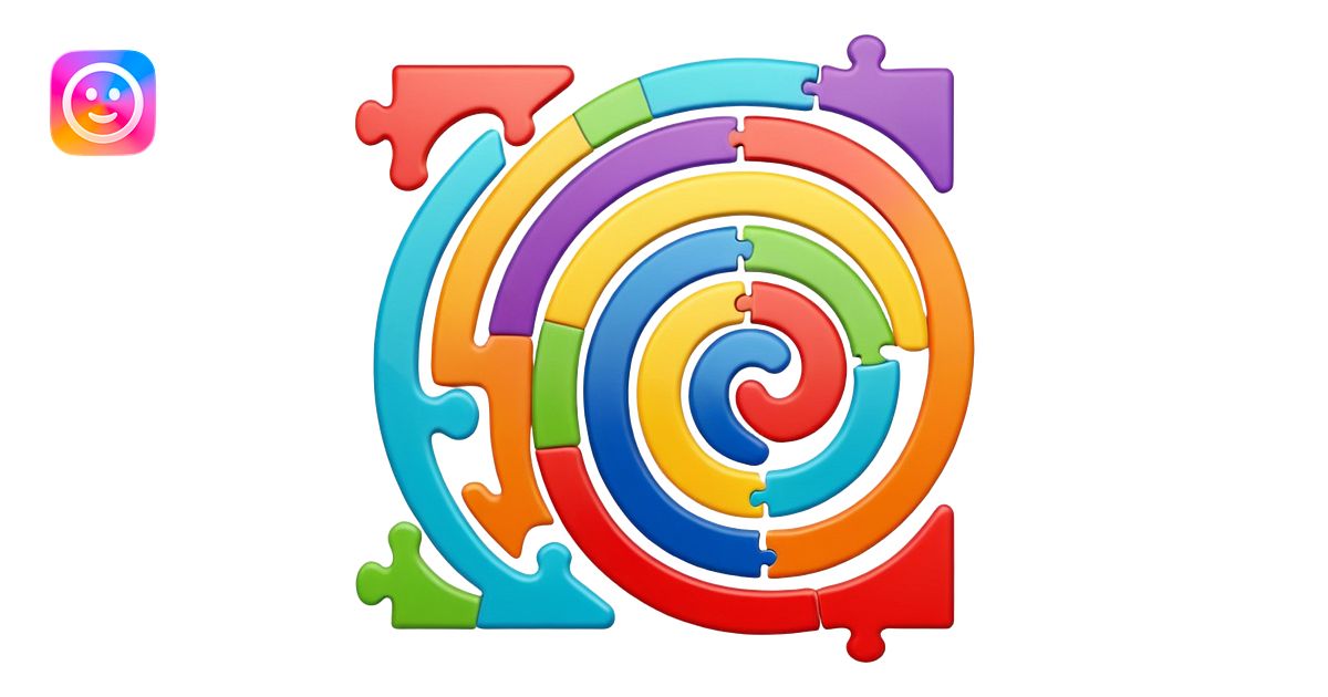 puzzle emoji about Speed over Perfection emoji | AI Emoji Generator