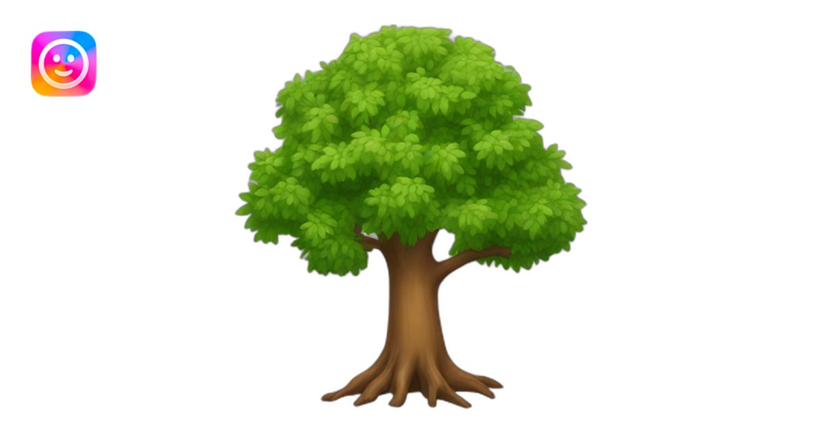 tree emoji | AI Emoji Generator