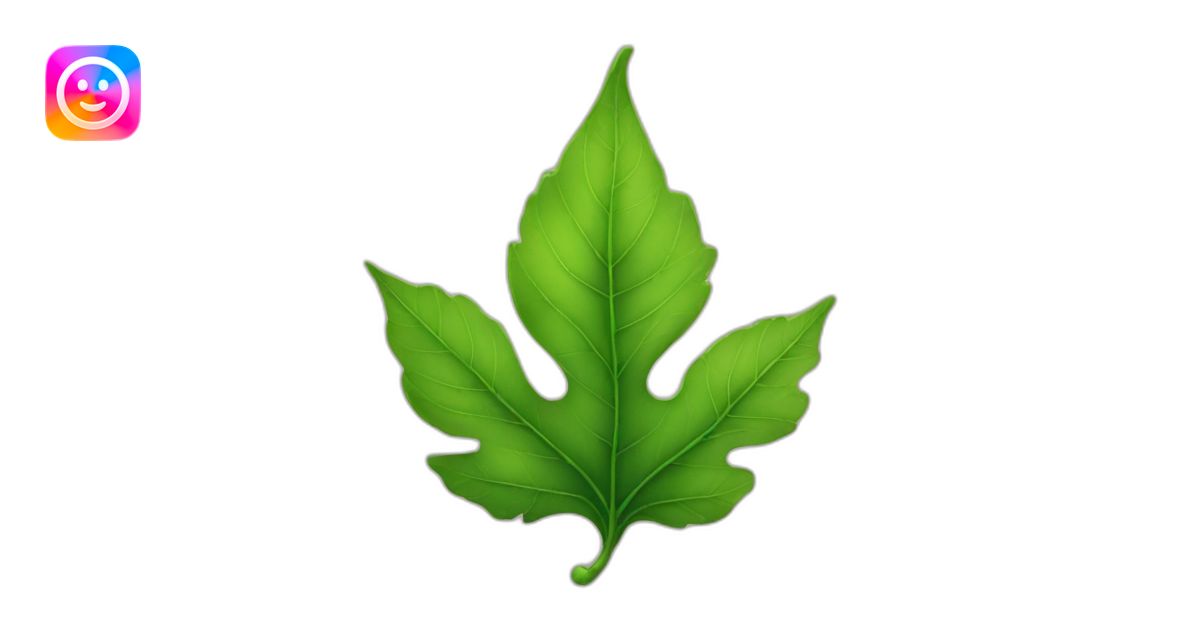 Leaf emoji | AI Emoji Generator