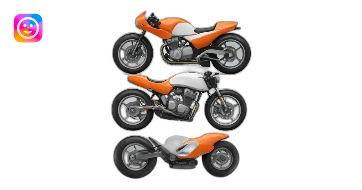 Sports Motorcycle emoji | AI Emoji Generator