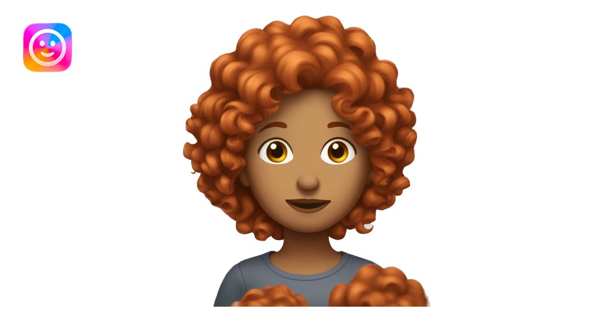 curly red hair girl emoji | AI Emoji Generator