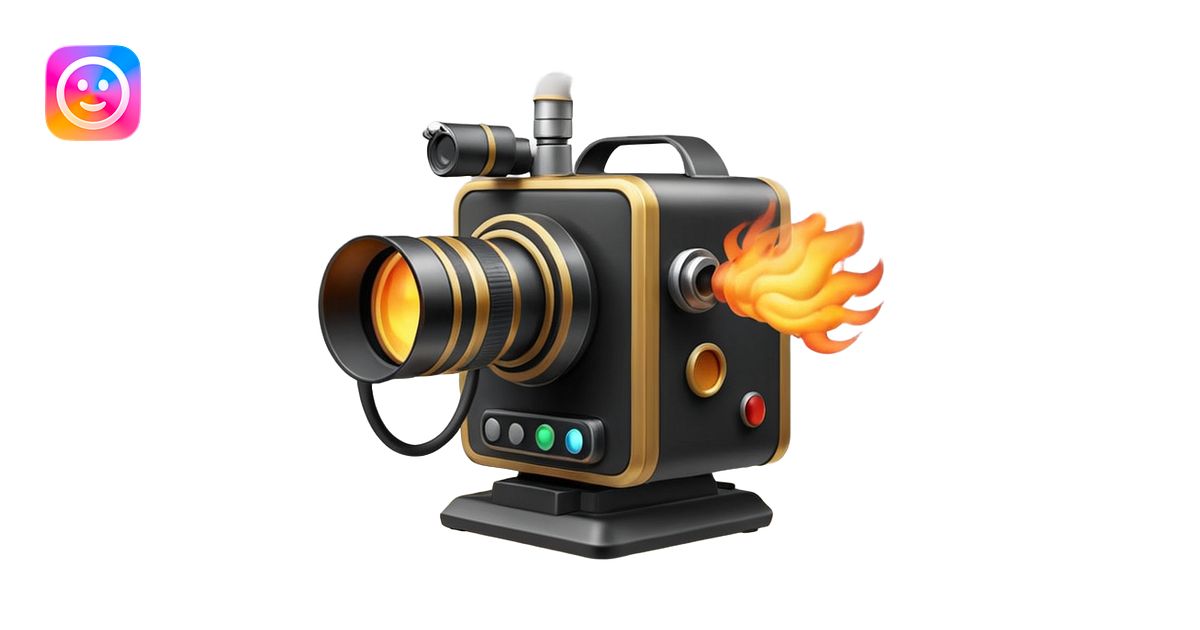 studio effects like light cameras and smoke effects emoji | AI Emoji ...