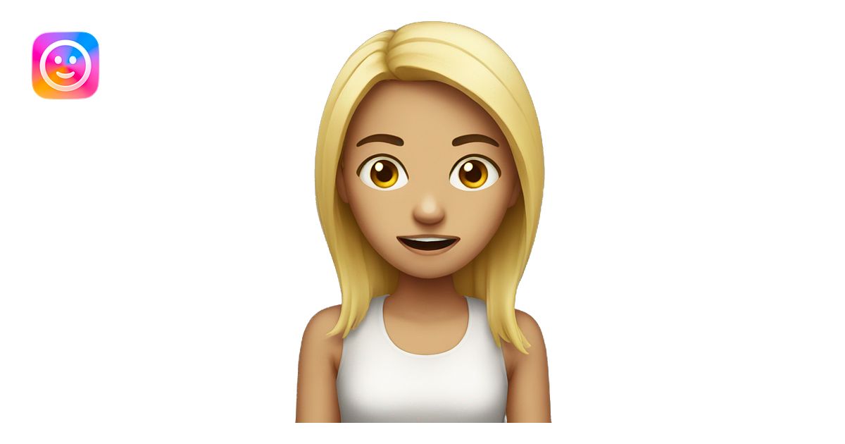 Scary girl emoji | AI Emoji Generator